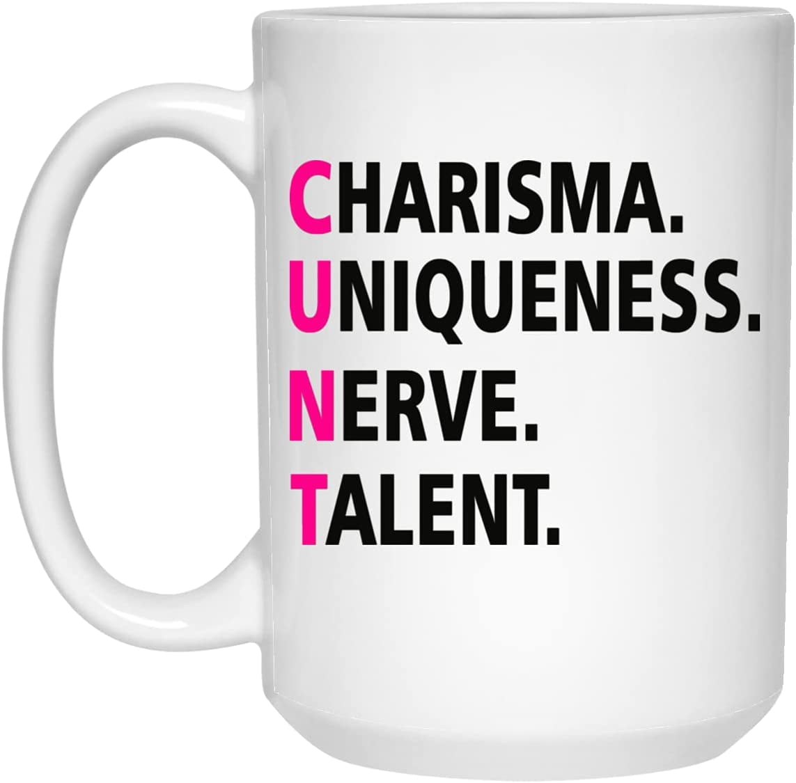 Rupaul's Drag Race Inspired Coffee Mug, Charisma, Uniqueness, Nerve ...