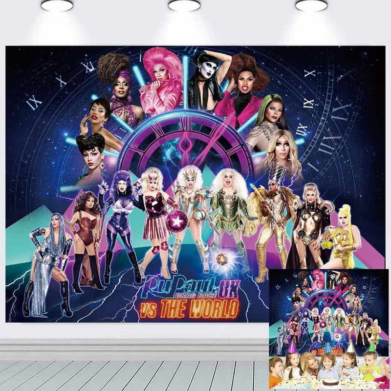 Rupauls drag Backdrop Banner Party Supplies Poster Movie Theme ...