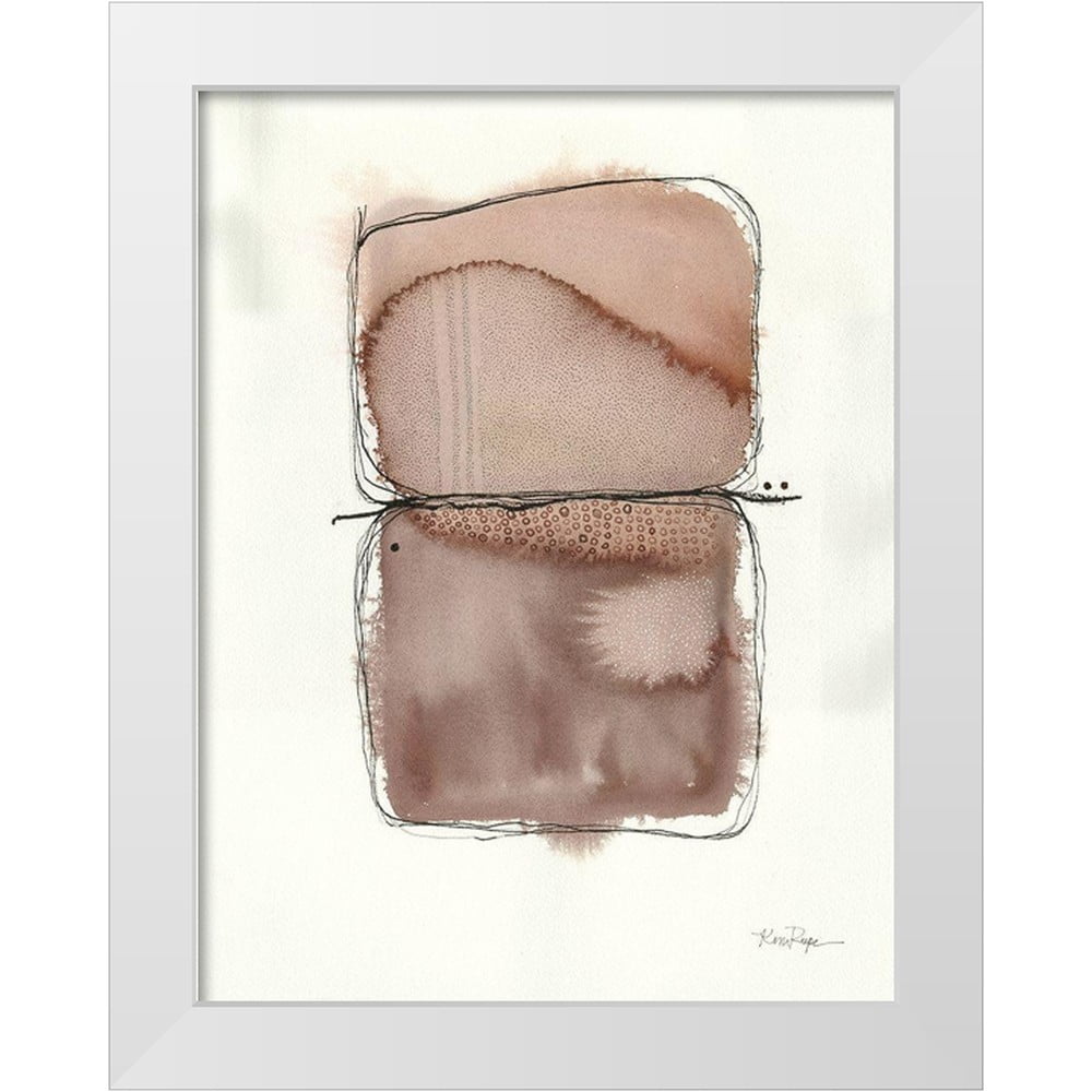 Rupe, Kim 12x14 White Modern Wood Framed Museum Art Print Titled ...