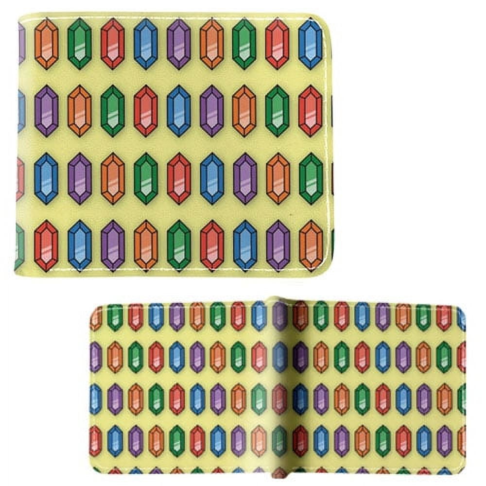 Rupees Pattern - The Legend of Zelda 4x5" Bi-Fold Wallet - Walmart.com