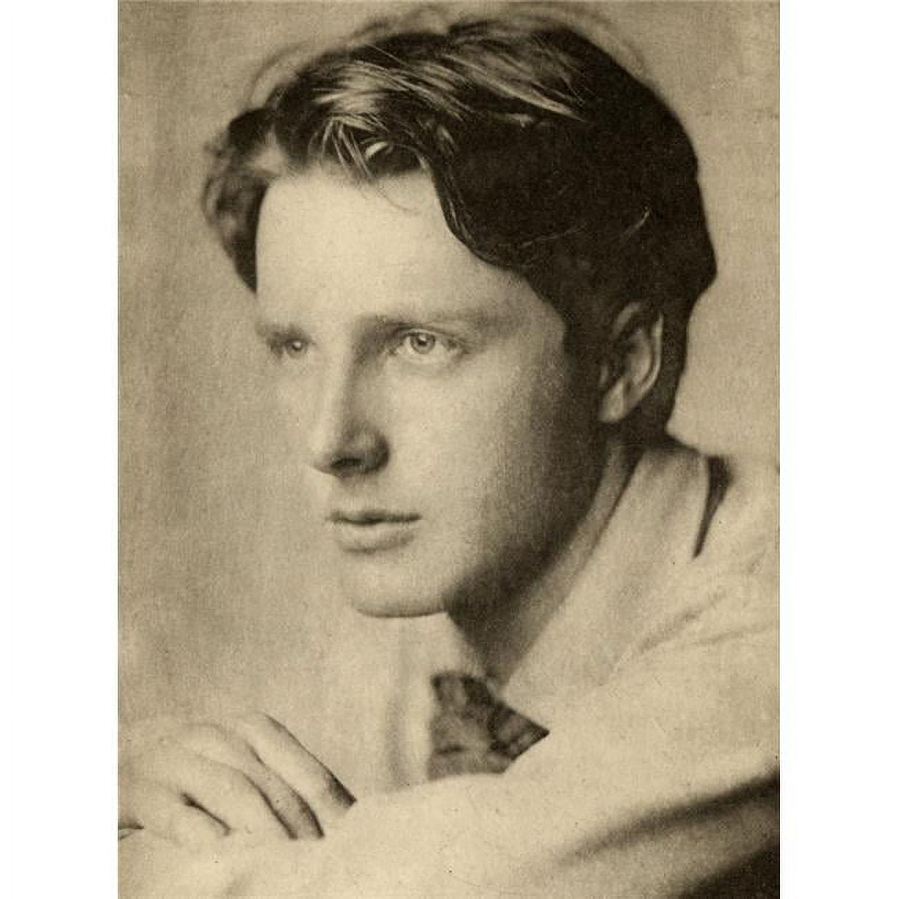 Rupert Brooke 1887-1915. English Poet.Engraved By Emery Walker From A ...