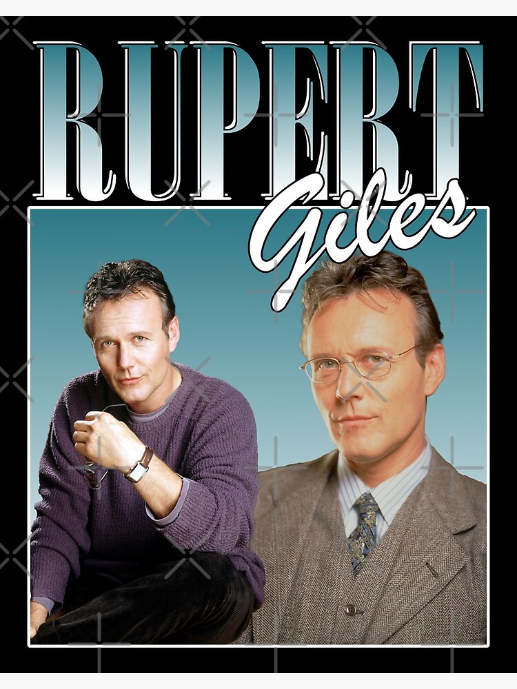 Rupert Giles Classic Design Buffy Poster Framed-unframed - Walmart.com