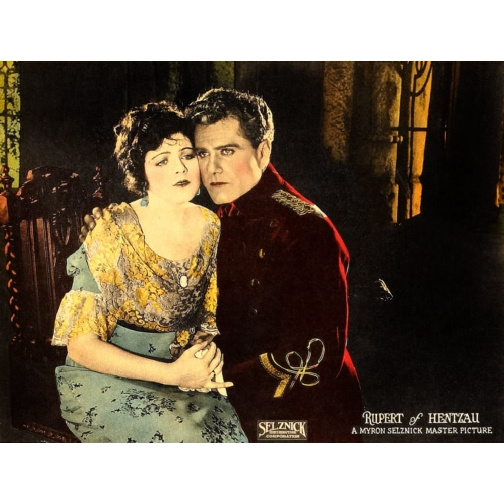 Rupert Of Hentzau L-R: Elaine Hammerstein Bert Lytell On Lobbycard 1923. Movie Poster ...