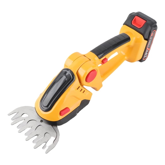 Rupoun 24V Cordless Hedge Trimmer Handheld Electric Grass Shear Cutter ...