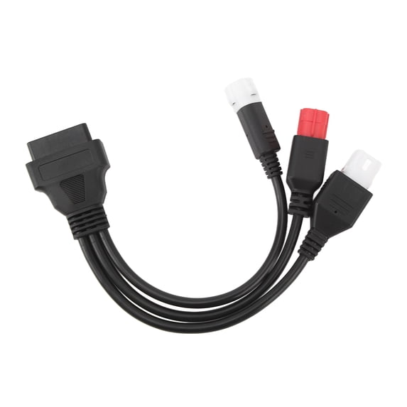 Rupoun 3-in-1 OBD2 Diagnostic Adapter Cable for Yamaha Motorcycle, High ...