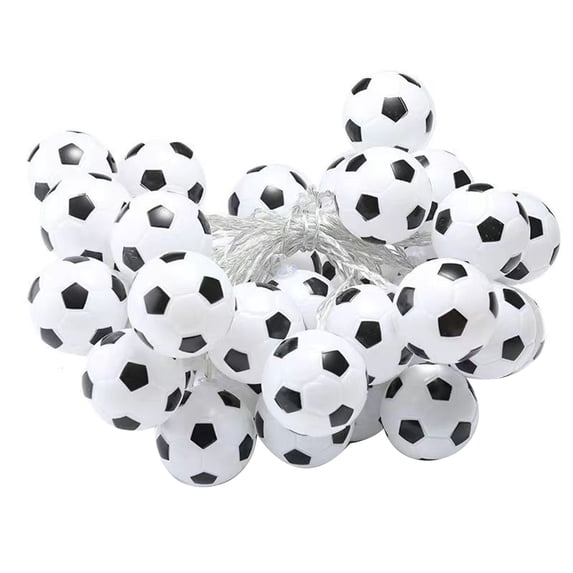 Rupoun 30 LED Football String Lights Indoor Outdoor Decor 16.4 Feet / 5 ...
