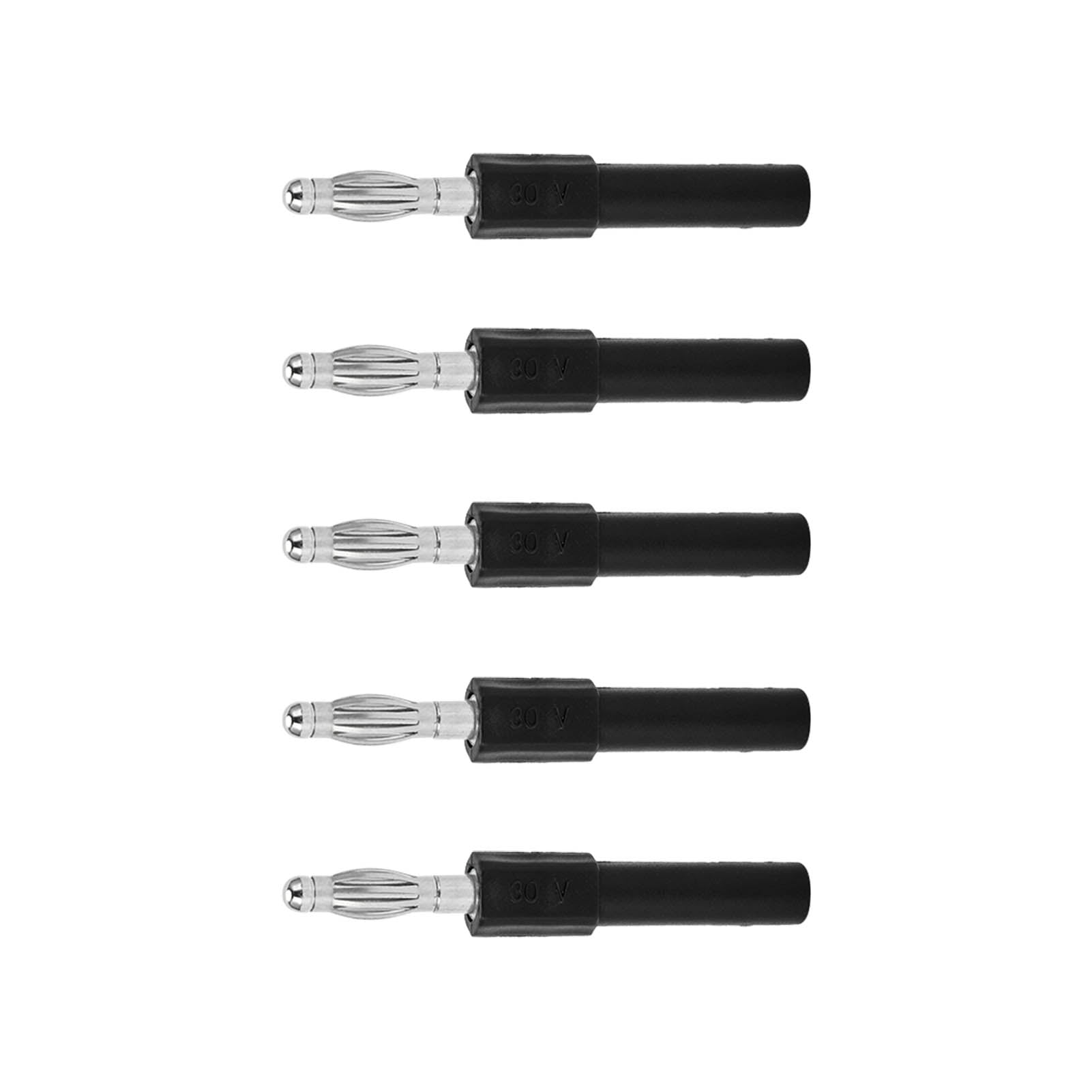 Rupoun 5Pcs 4mm to 2mm Banana Plug Adapter Probe Converter for ...