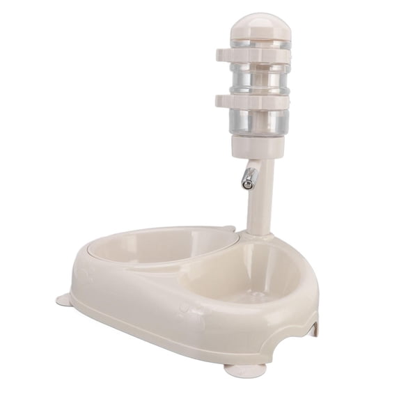 Rupoun Adjustable Standing Water & Food Feeder with Suction Base, Roll ...