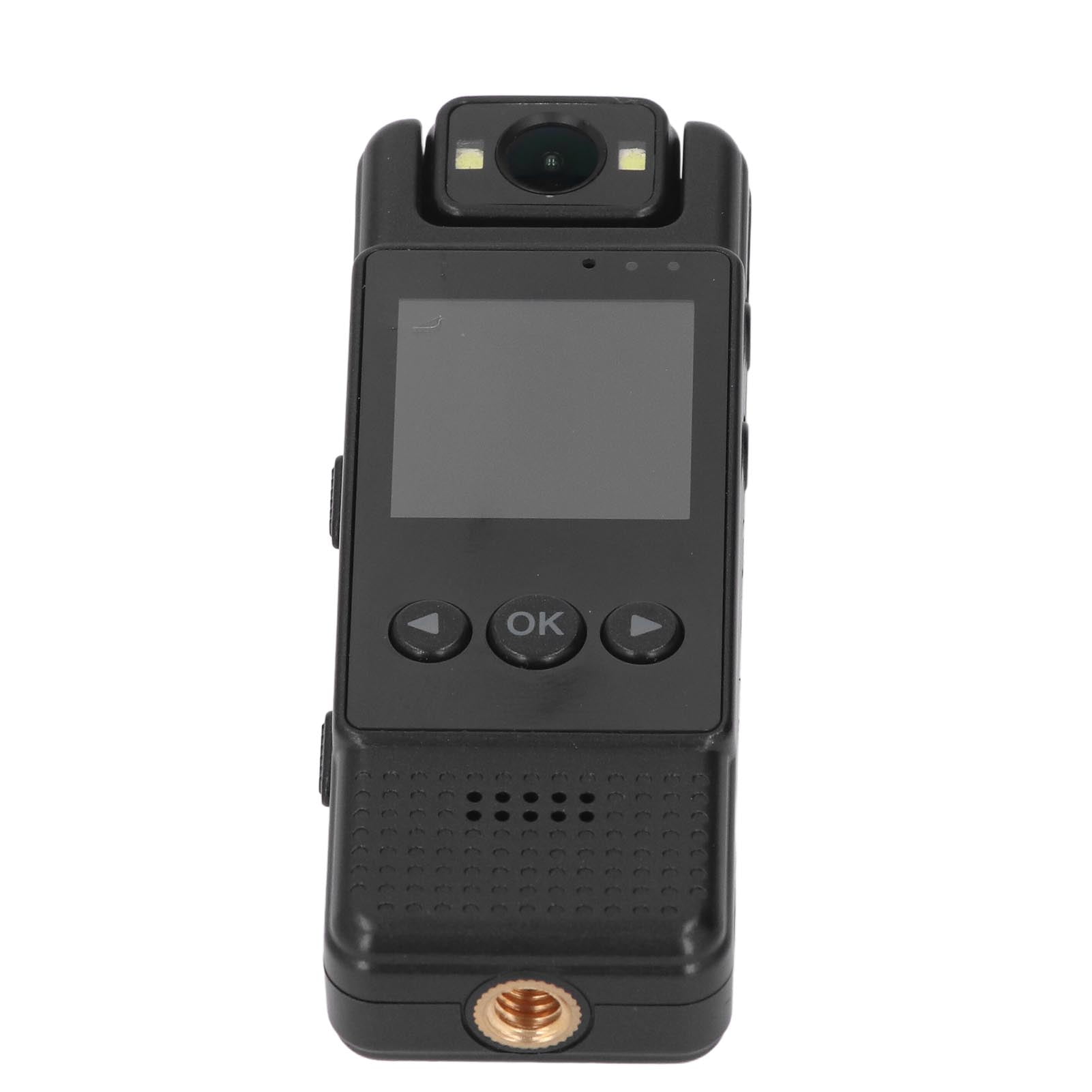 Rupoun Body Video Recorder Black 1080P Portable Wearable Camcorder 180 ...