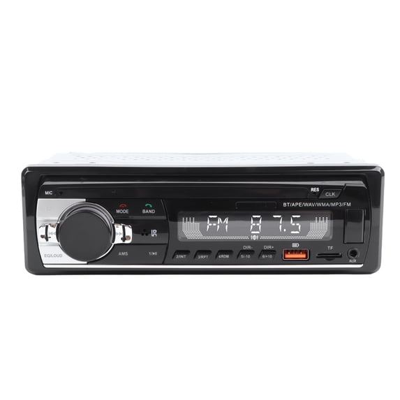 Rupoun Car Stereo USB Plug in Card Radio Bluetooth Hands Free Lossless ...