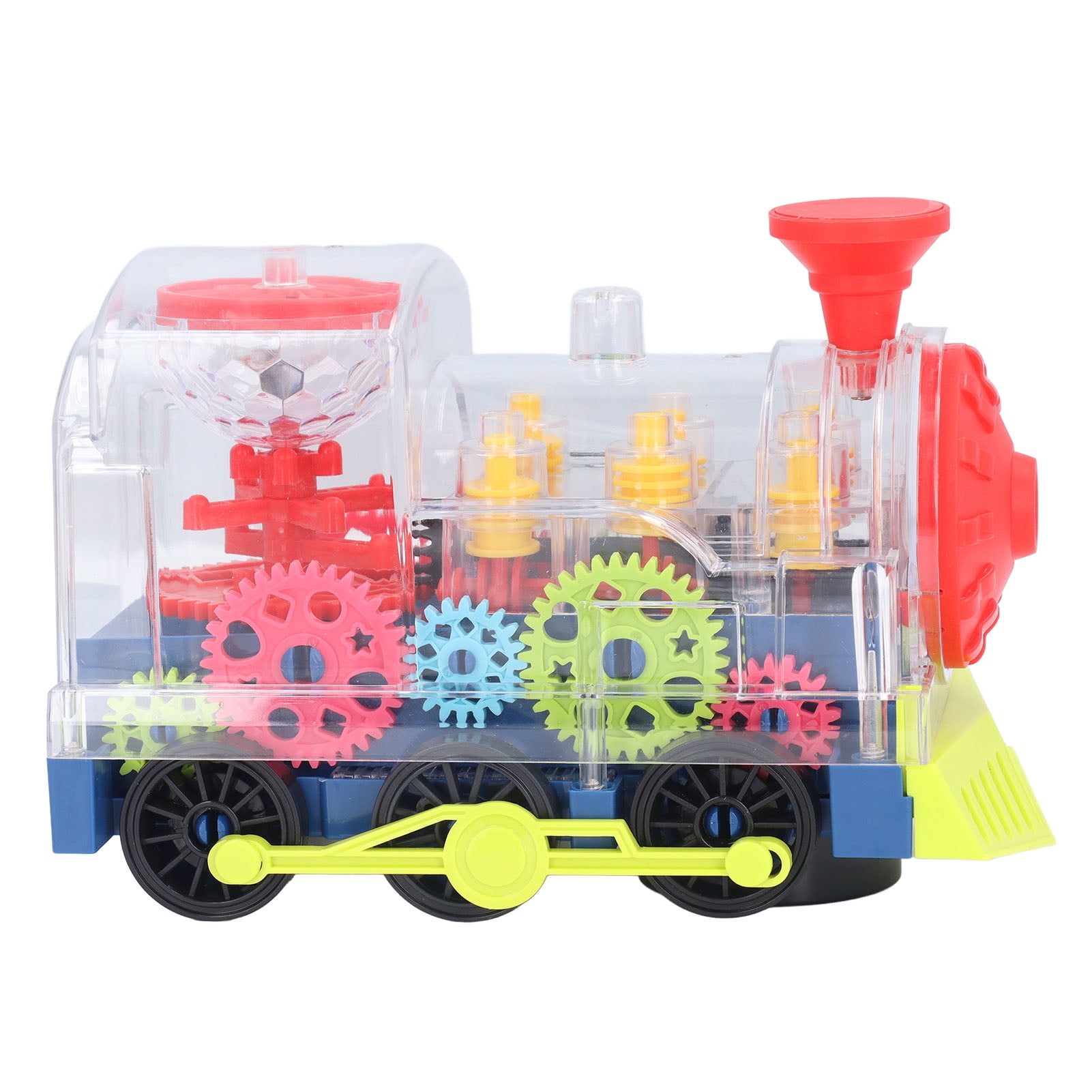Rupoun Electric Transparent Gear Train Toy with Lights and Music ...