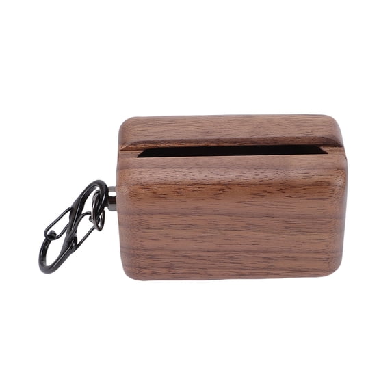 Rupoun Handcrafted Walnut Wood Wireless Earbud Case Cover for AMBEO ...