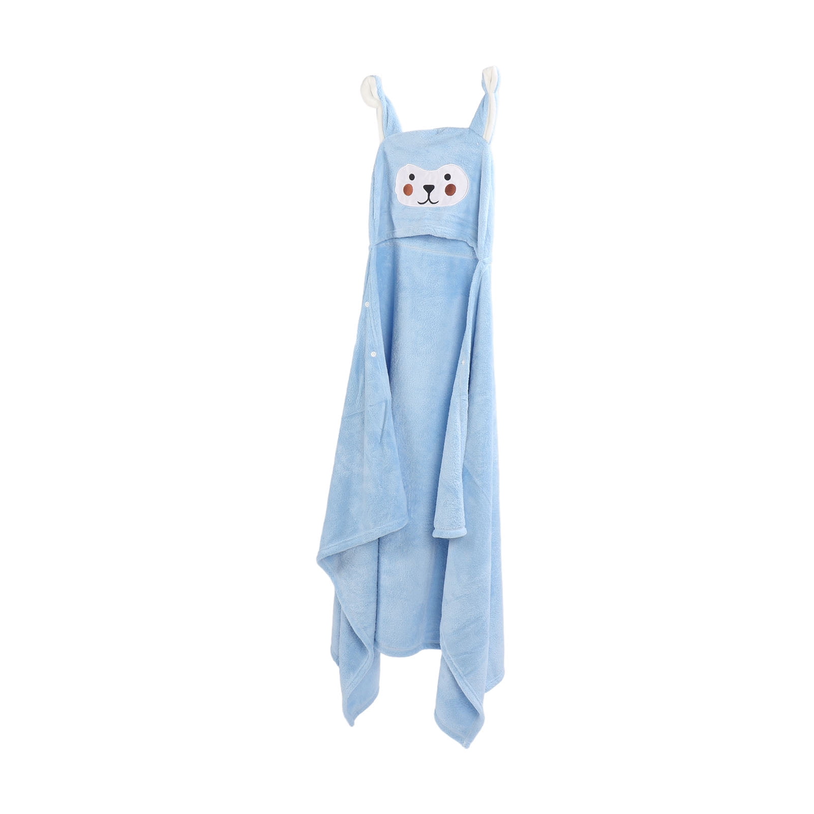 Rupoun Hooded Baby Bath Towel Water Absorption Coral Fleece Cartoon ...