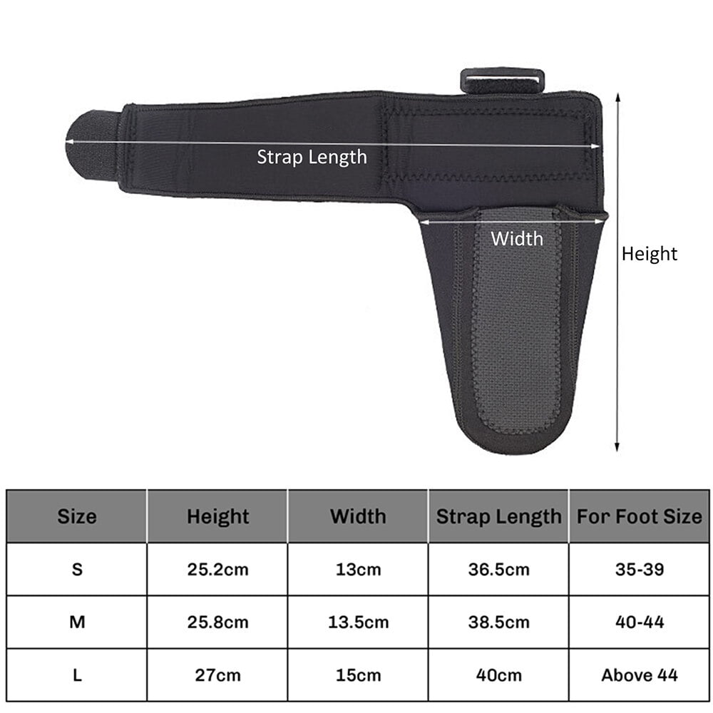 Rupoun Plantar Fasciitis Night Splint Adjustable Ankle Brace Foot ...