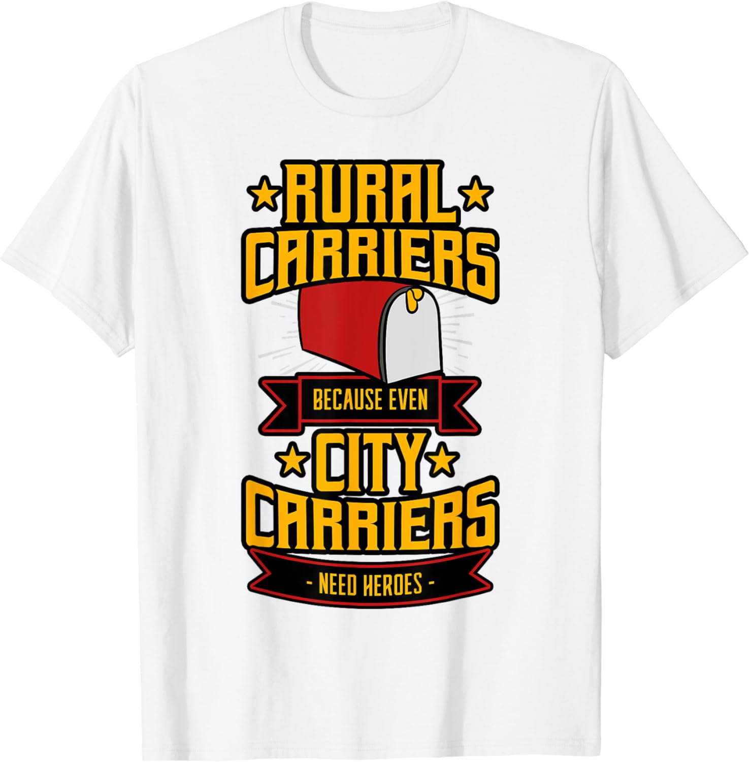 Rural Carriers Postal Worker Mail Delivery Mailman Postman T-Shirt ...