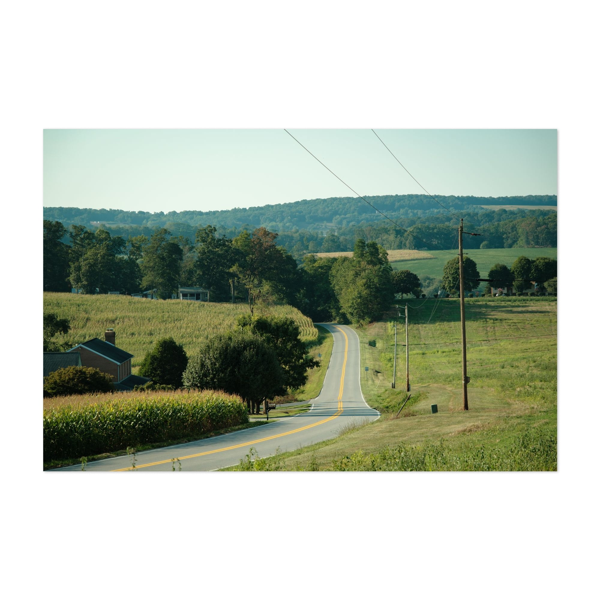 Rural Lineboro - Lineboro Maryland Photography Unframed Wall Art Print ...