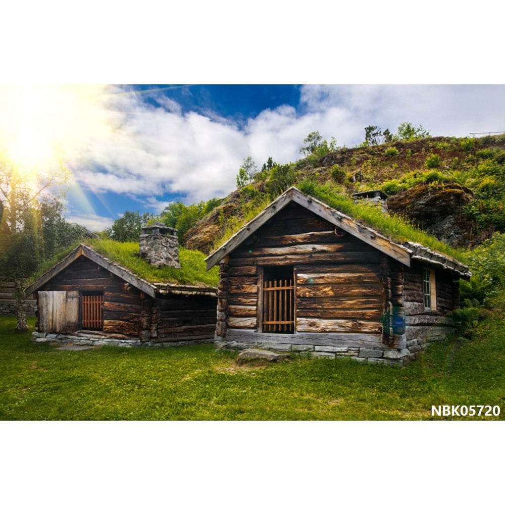 Rural Natural Landscape Photophone Mountains Grassland Photography ...