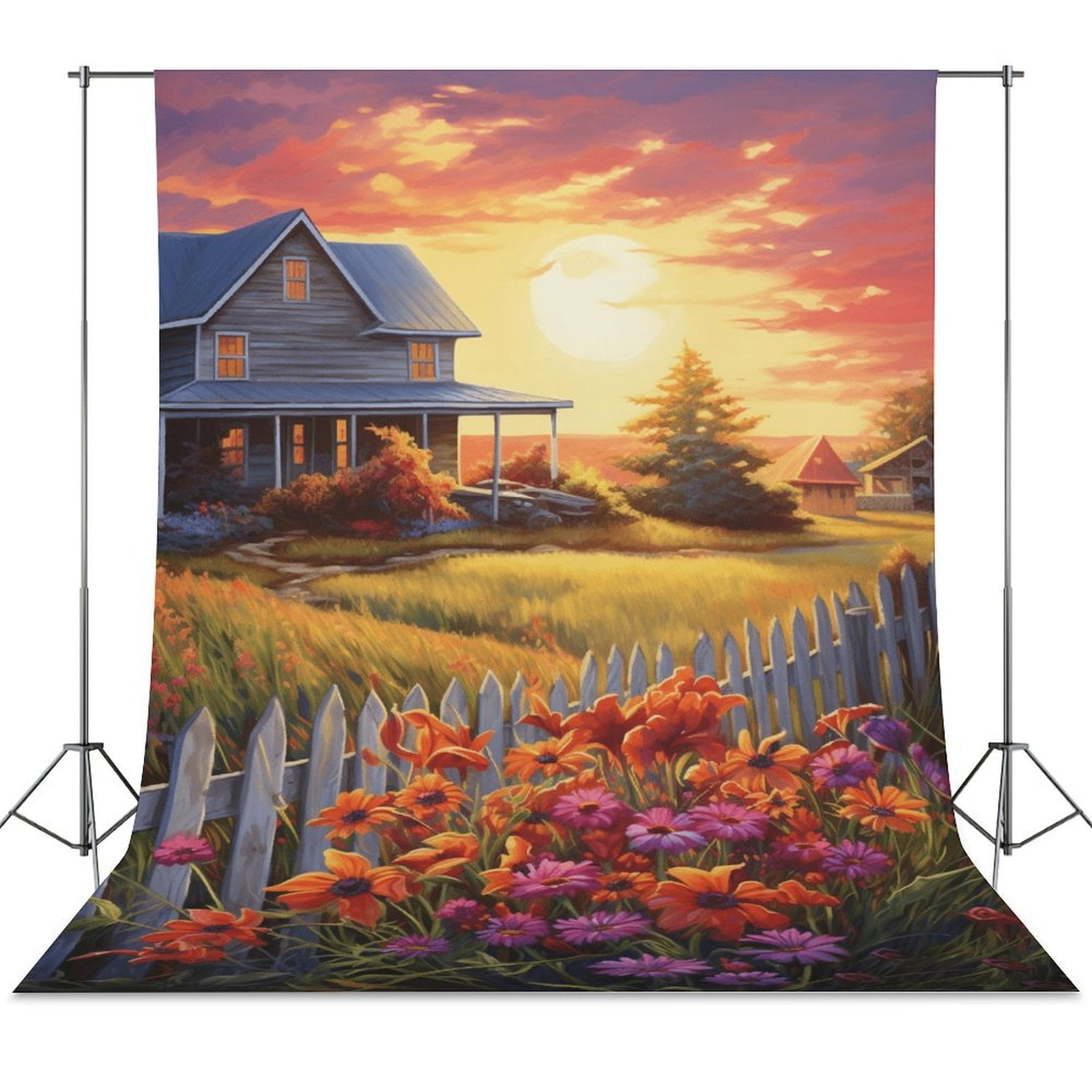 Rural Scenery Backdrop Baby Shower Newborn Portrait Girl Boy Birthday ...