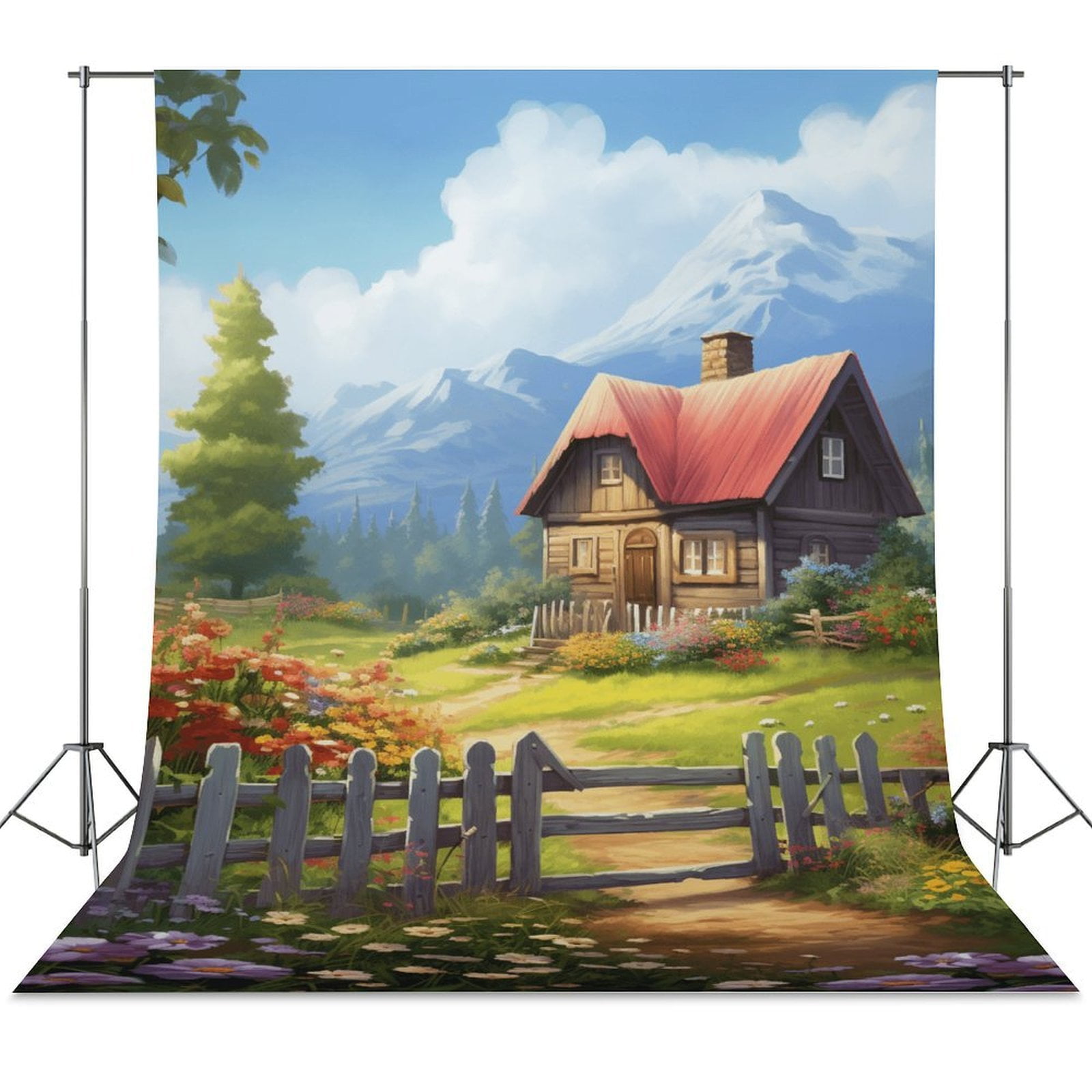 Rural Scenery Backdrop Baby Shower Newborn Portrait Girl Boy Birthday ...