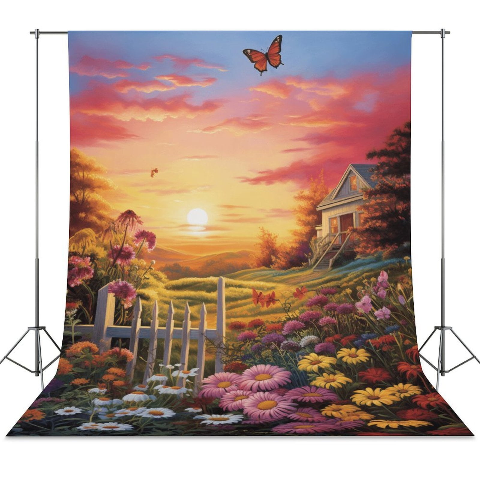 Rural Scenery Backdrop Baby Shower Newborn Portrait Girl Boy Birthday ...