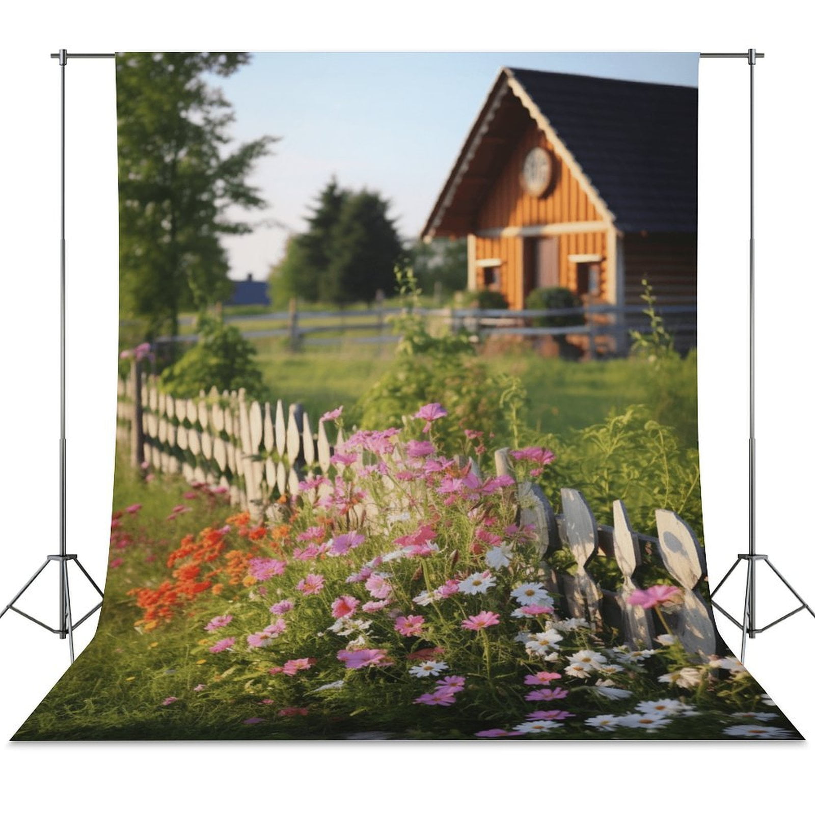 Rural Scenery Decorations BackdropPortrait Photography Background ...