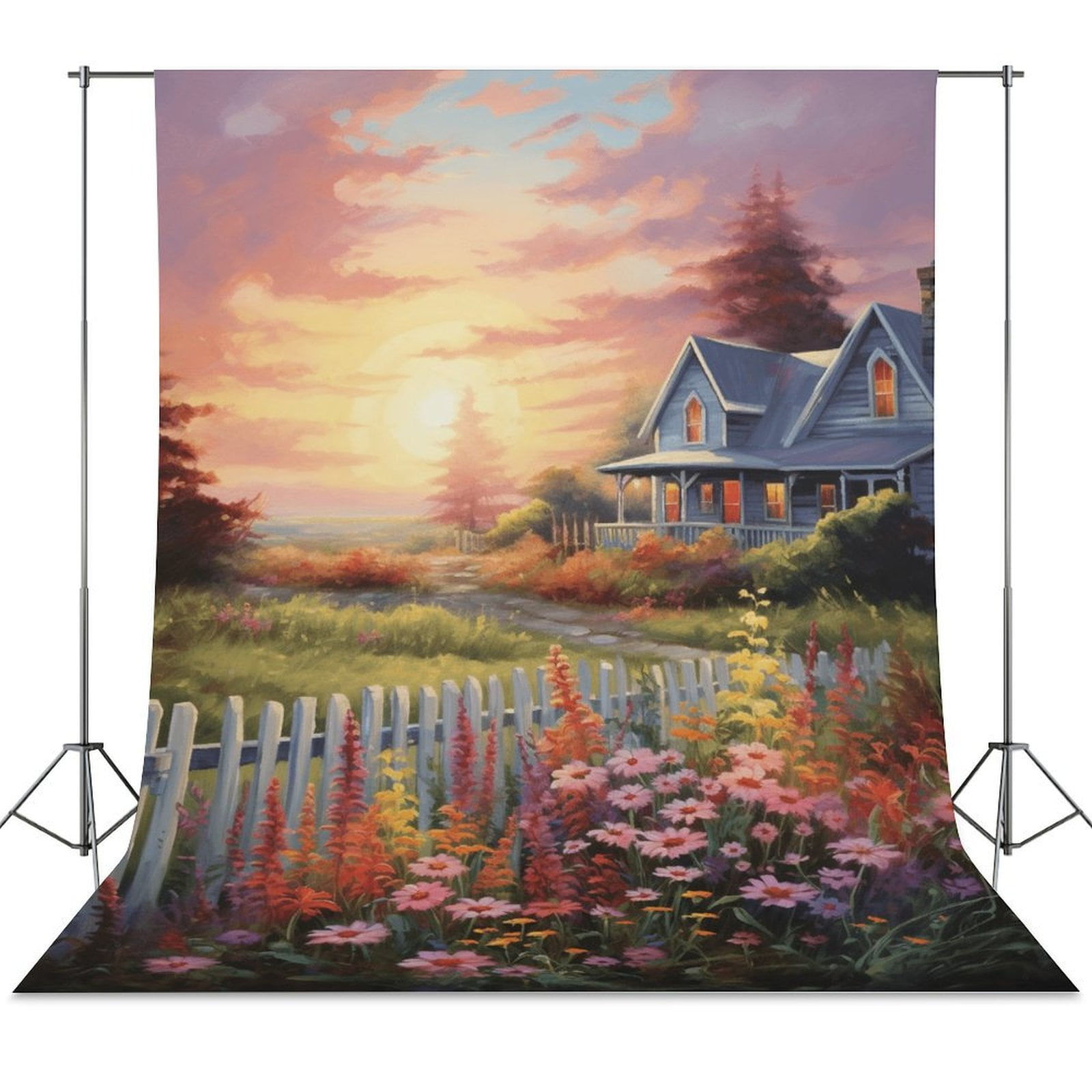 Rural Scenery Decorations BackdropPortrait Photography Background ...