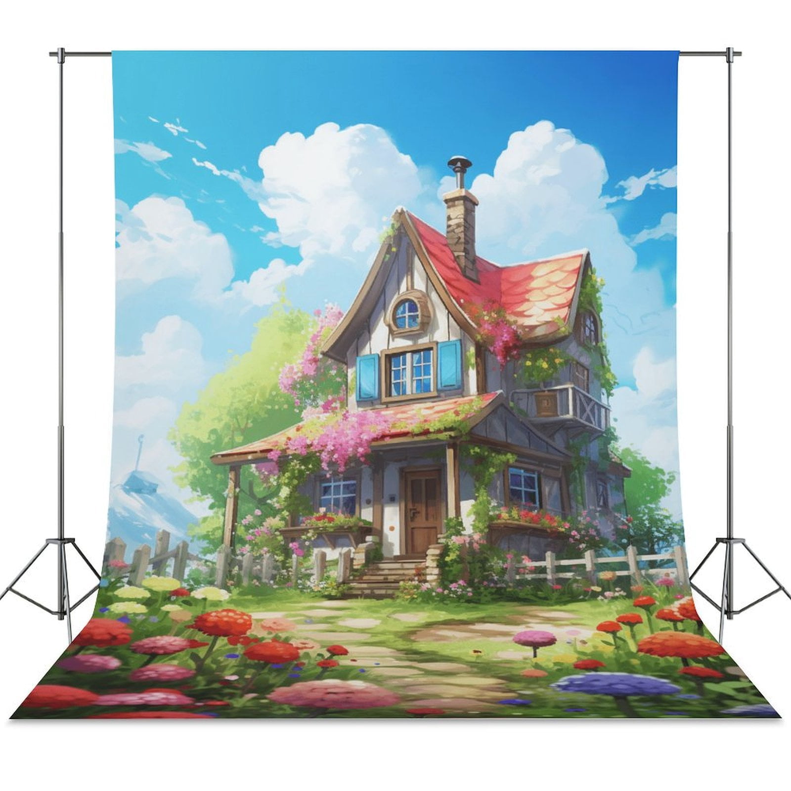 Rural Scenery Decorations BackdropPortrait Photography Background ...