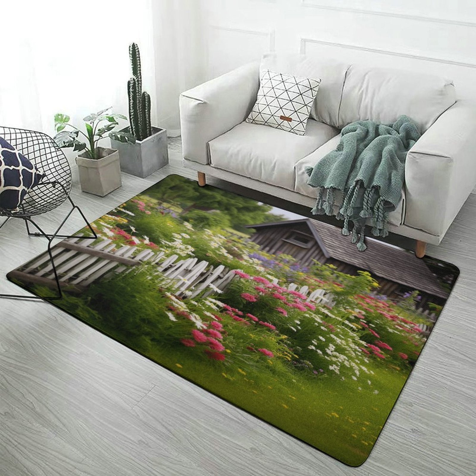 Rural Scenery European Living Room Carpets Rugs Luxury Bedroom Study R ...