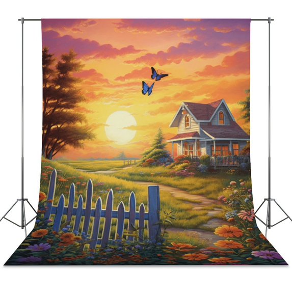 Rural Scenery Party Backdrop Birthday Decoration Backgrounds for ...