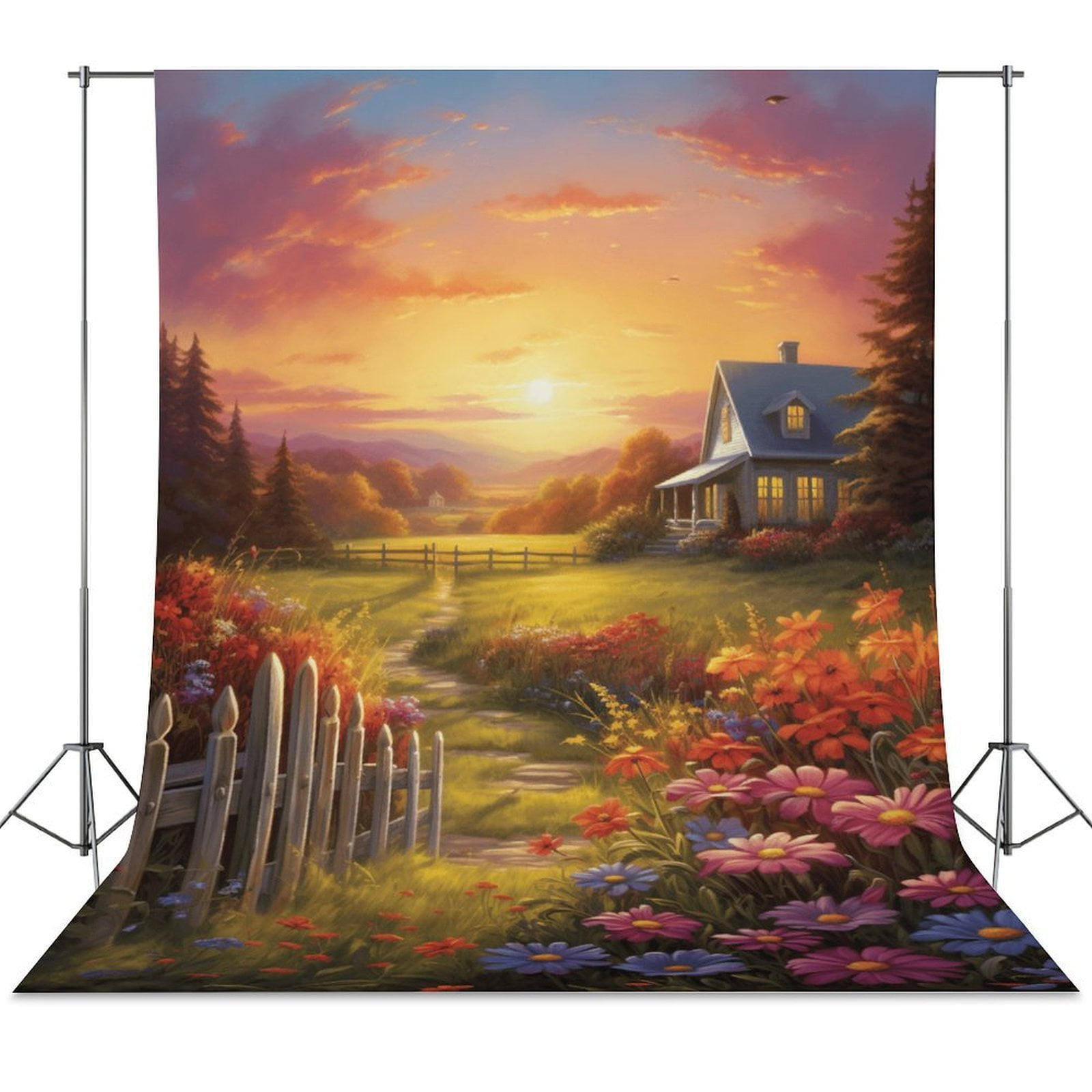 Rural Scenery Party Backdrop Birthday Decoration Backgrounds for ...