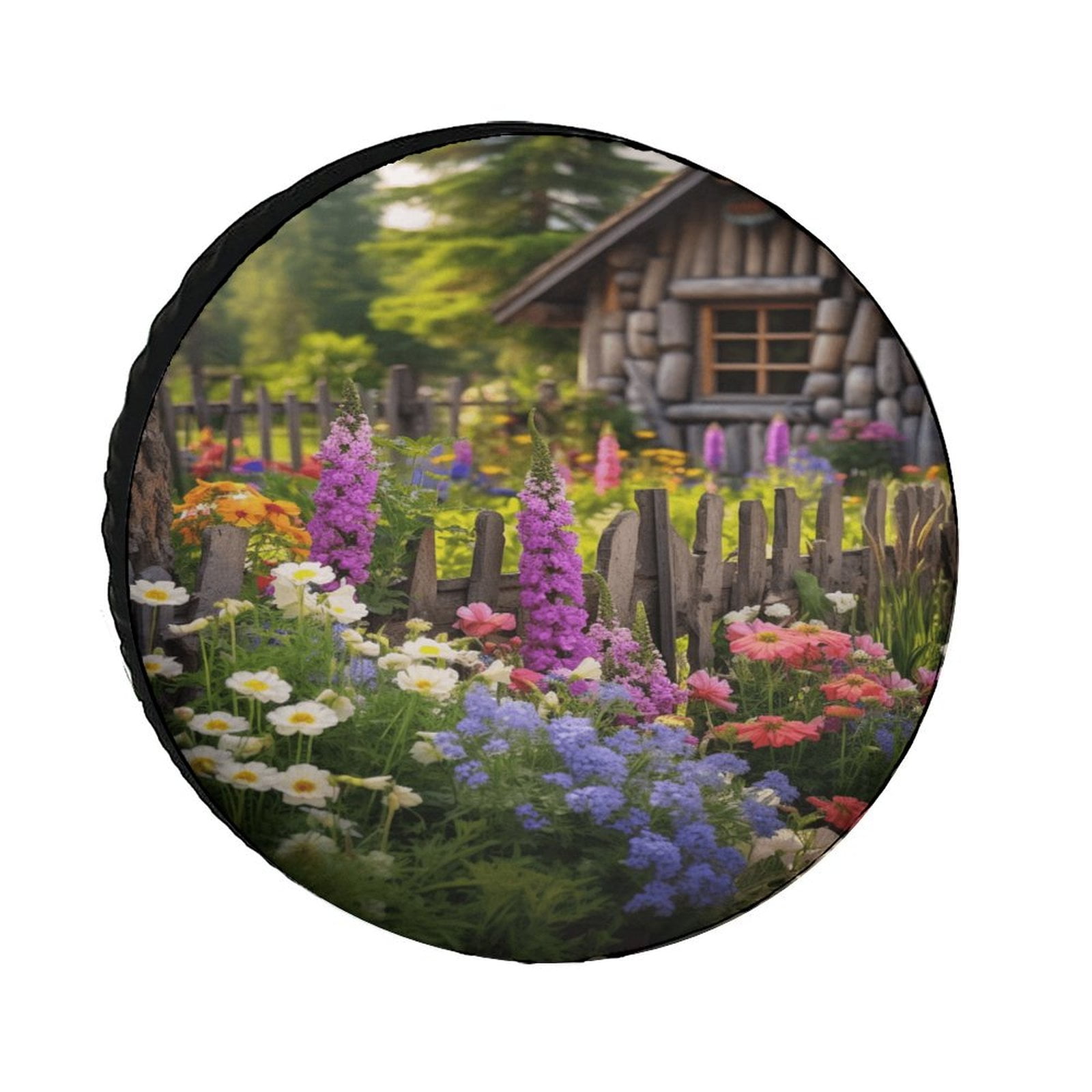 Rural Scenery Spare Tire Cover Weatherproof Wheel Camper Protectors ...