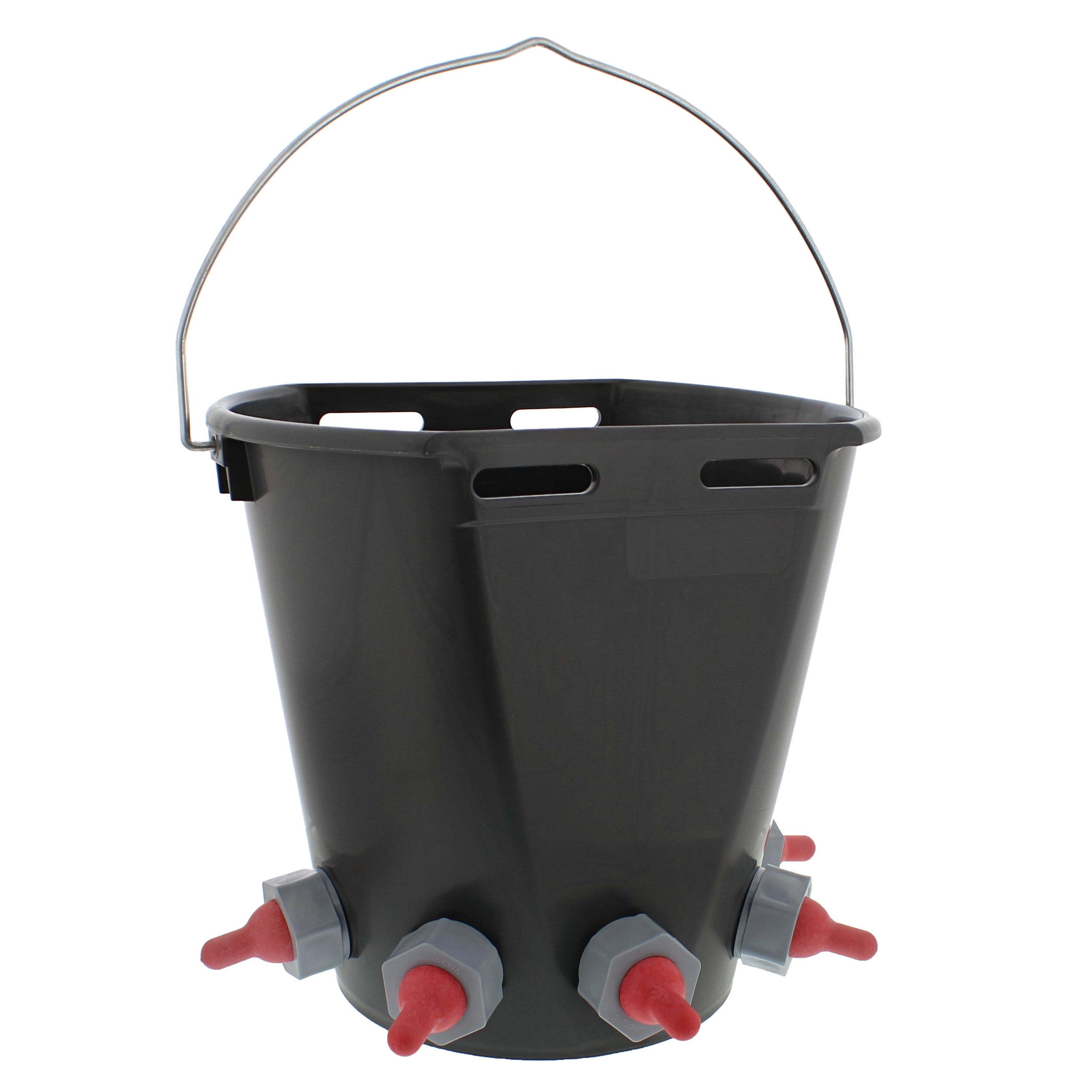 Rural365 Lamb Feeder Bucket - 8L Livestock Bucket with 5 Animal Feeding ...