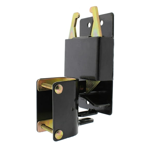 Ruralty 2-Way Lockable Cattle Gate Slam Latch - Black, Durable Steel ...