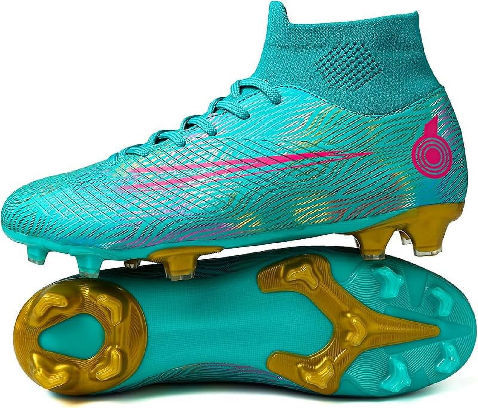 Ruran Mens Soccer Cleats Women Football Cleats for Big Boy AG/FG ...