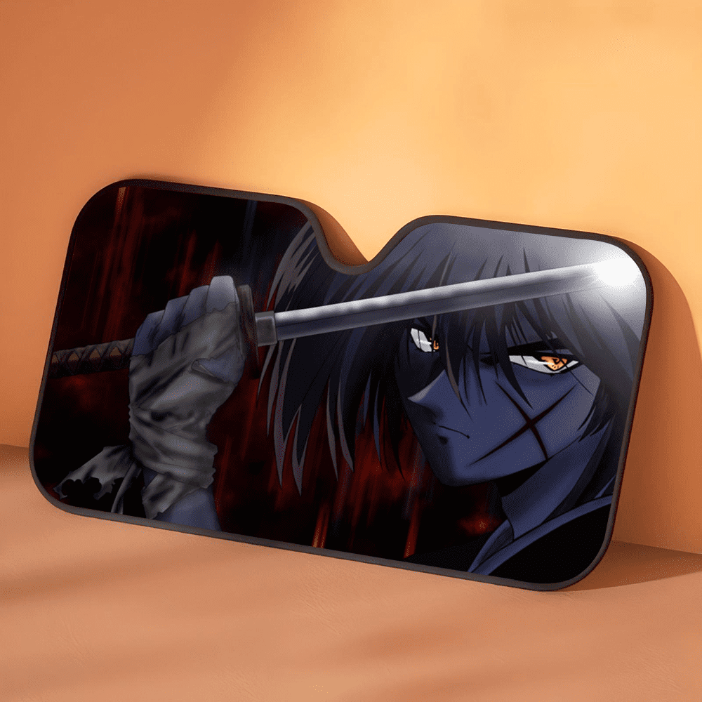 Rurouni Kenshin Windshield Sun Shade Windshield Sunshade, Pink Car ...