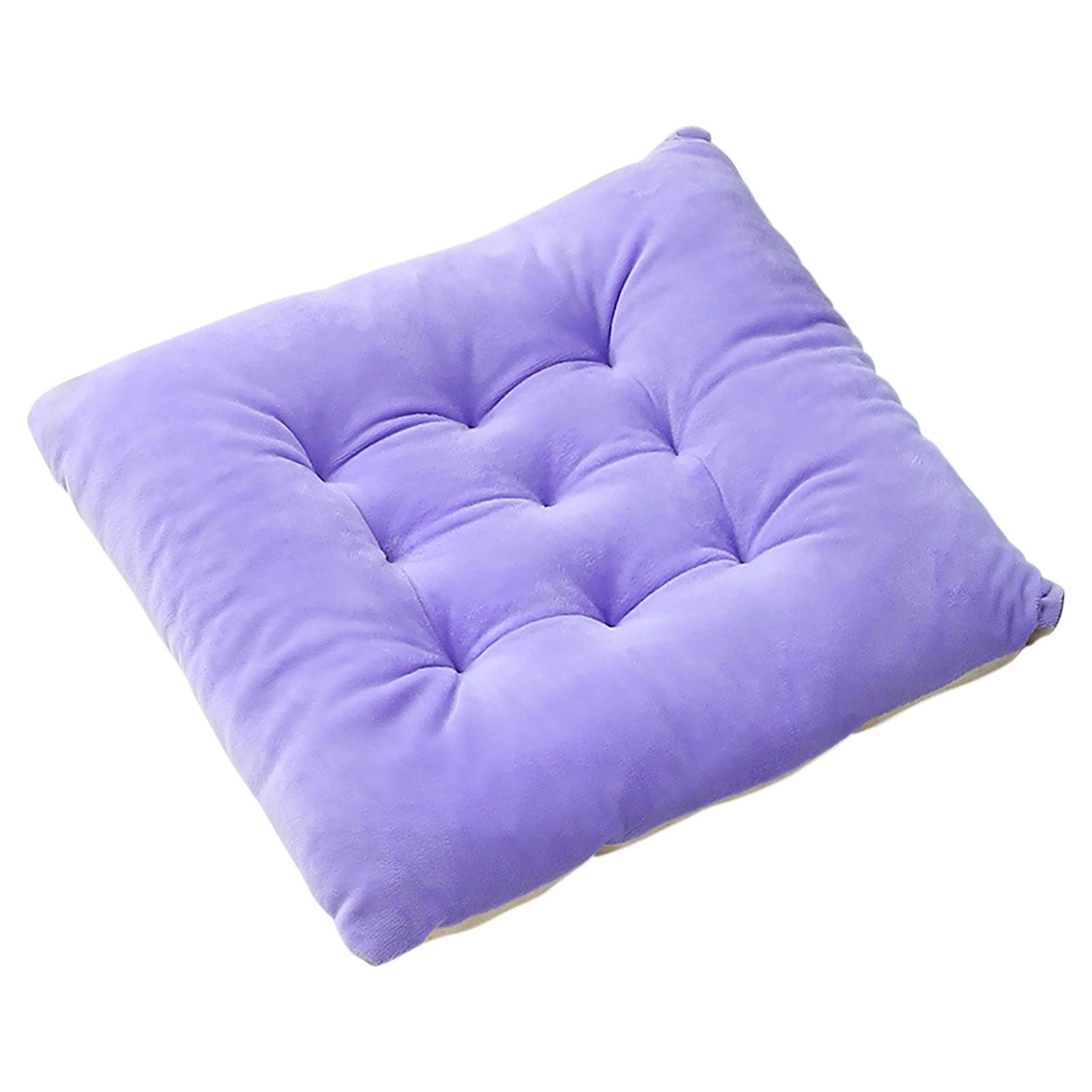 Ruroz Square Chair Pads with Ties Tufted Seat Cushion Thick Outdoor ...