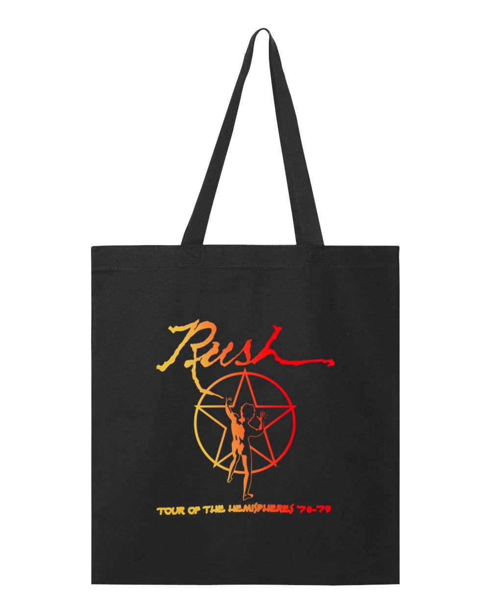 Rush 1978–79 Hemispheres Album Tour Tribute Art Tote Bag for Prog Rock ...