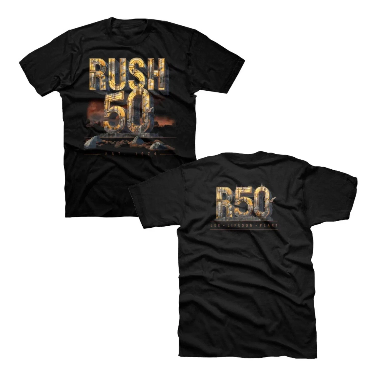 Rush Band R50 Peace 2026 Tour T-Shirt, Rush Band R50 Peace 2026 Tour ...