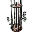 Rush Creek Creations 16 Round Fishing Rod/Pole Storage Floor Rack ...