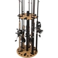 Rush Creek Creations, Fishing Pole Rack, 24-Rod, 360¬∞ Swivel Base ...