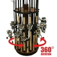 Rush Creek Creations Round Spinning 30 Fishing Rod Rack - Walmart.com