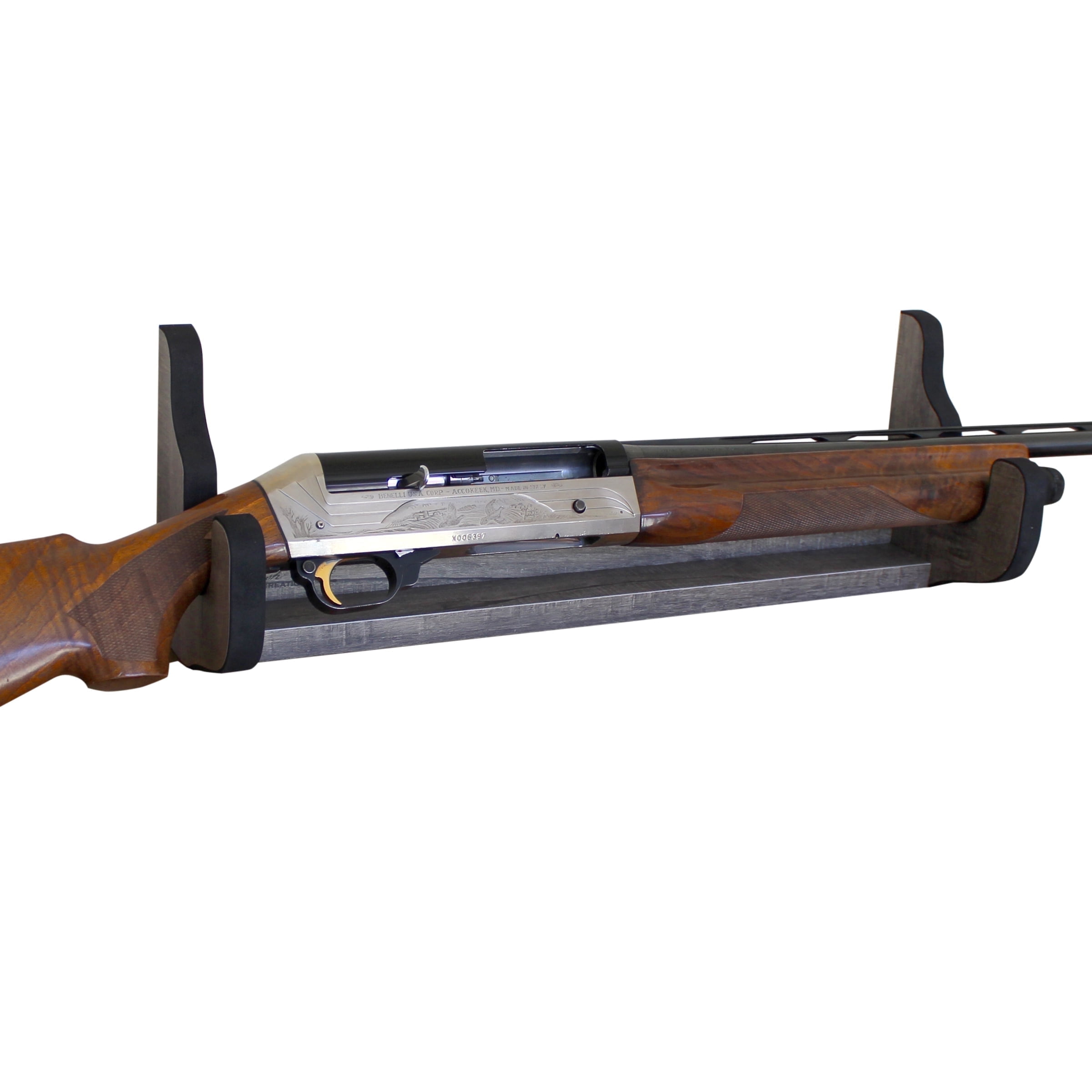 Rush Creek Creations Rifle Horizontal Mount Single Gun Wall Rack, Barn ...
