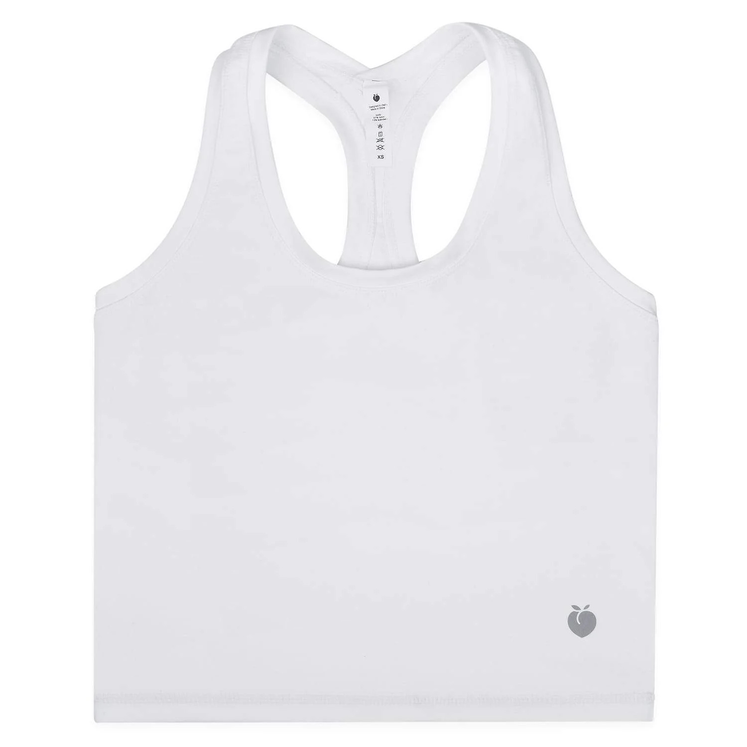 Rush Crop Tank - White (private label) - Walmart.com