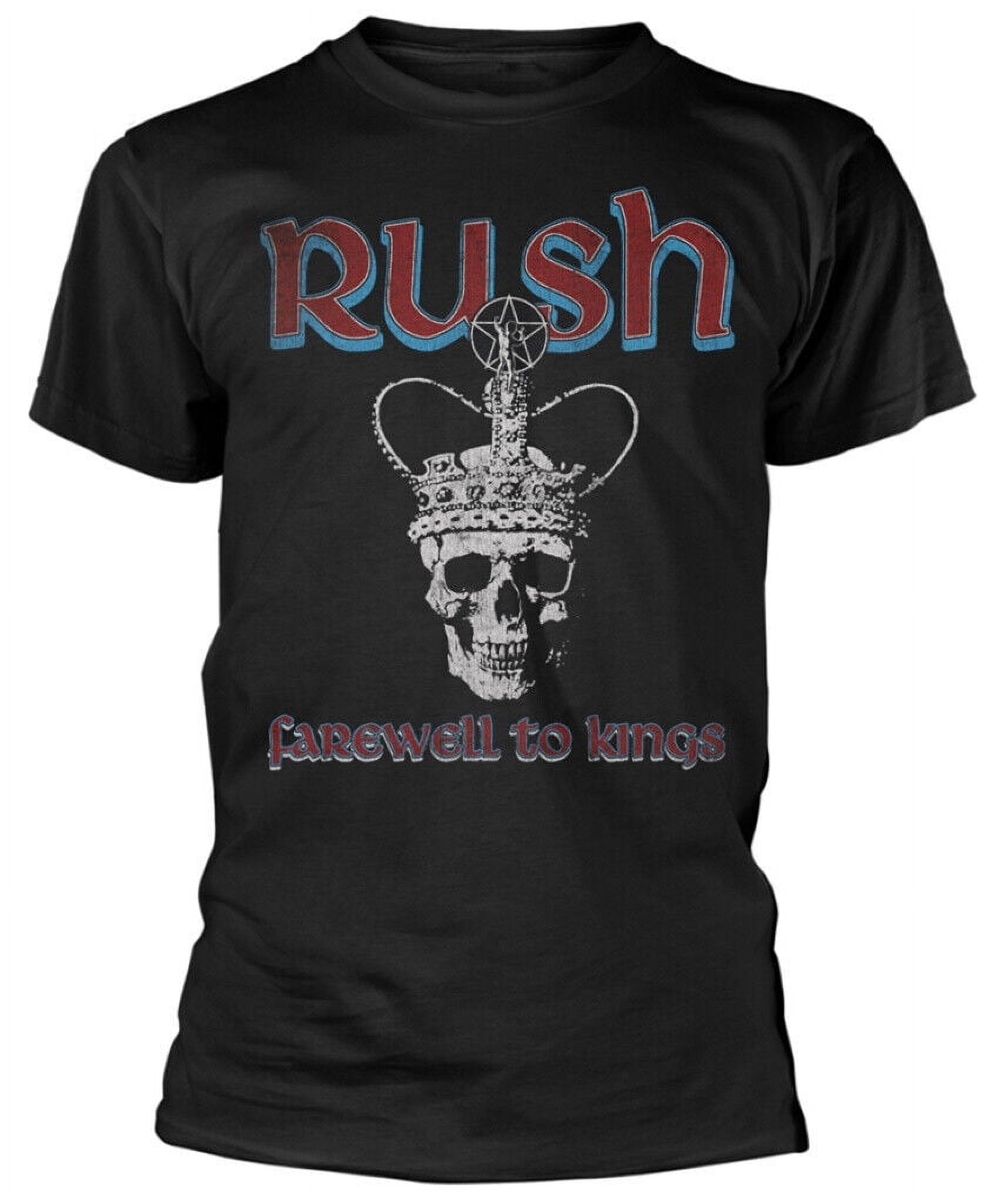Rush Farewell To Kings Black T-Shirt OFFICIAL - Walmart.com