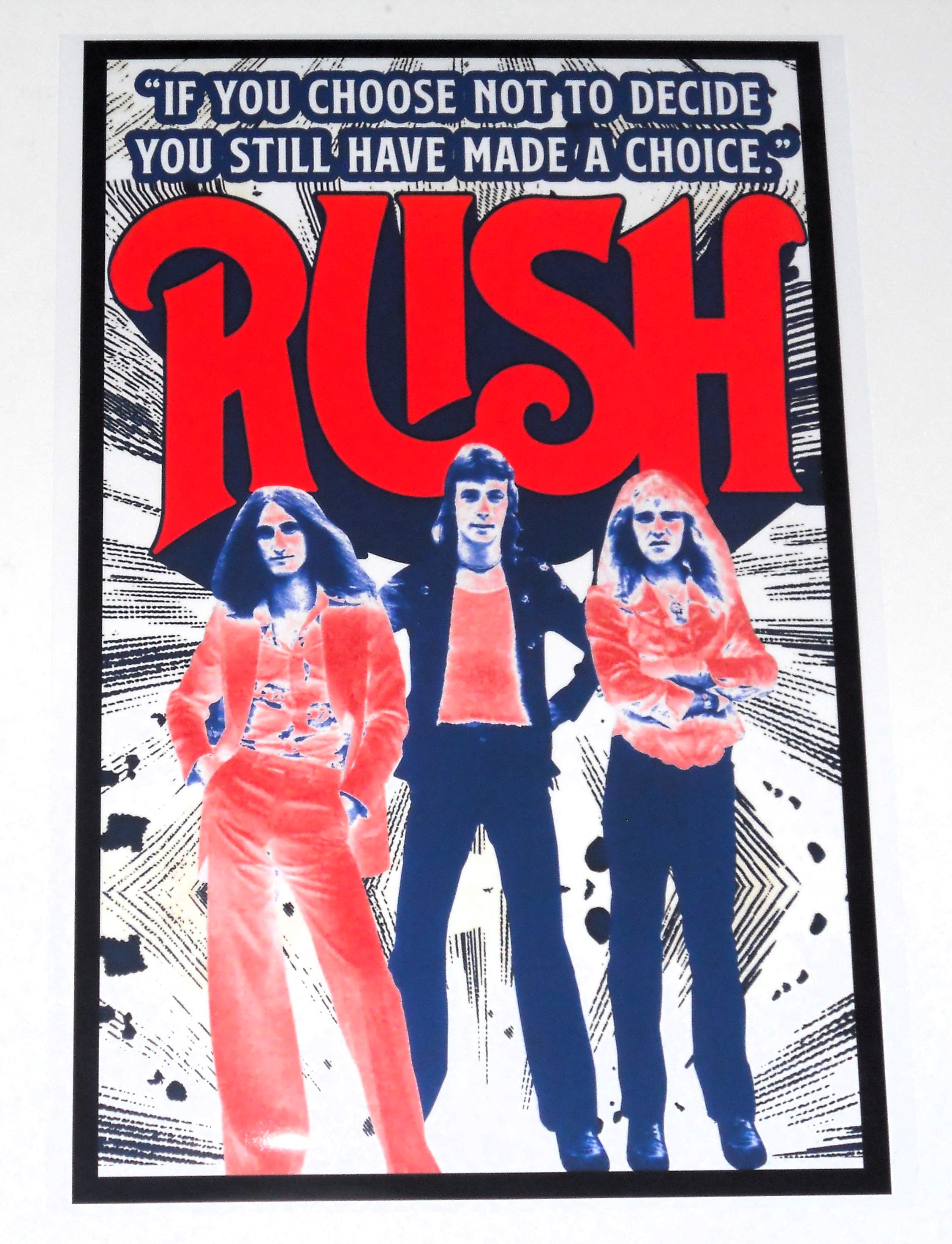 Rush "Freewill" Poster - early 80's, like new! 19" by 13" Rush Power ...