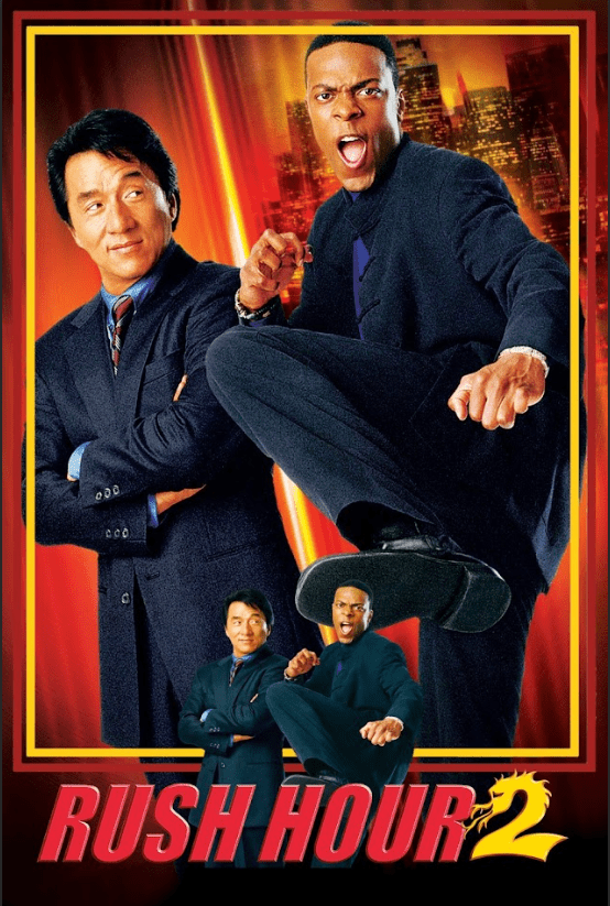 Rush Hour 2 2001 Movie Poster 24x36 - Jackie Chan & Chris Tucker ...