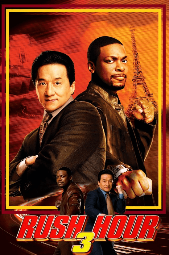 Rush Hour 3 2007 Movie Poster 24x36 - Jackie Chan & Chris Tucker ...