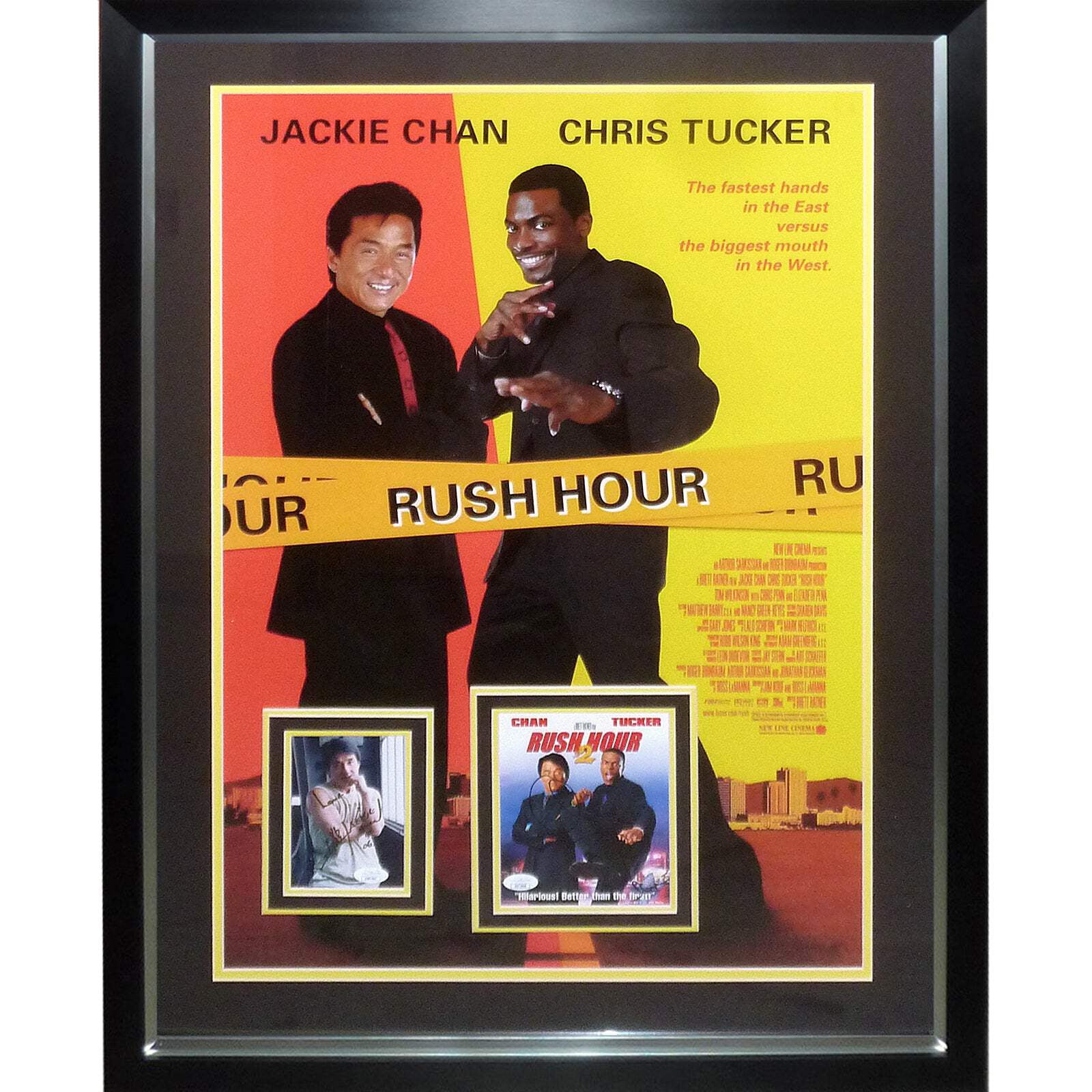 Rush Hour Full-Size Movie Poster Deluxe Framed with Jackie Chan And ...