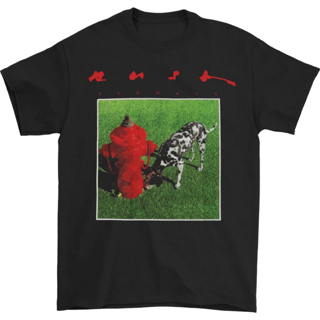 Rush Men's Signals Album Cover T-Shirt Black Small | Officially ...