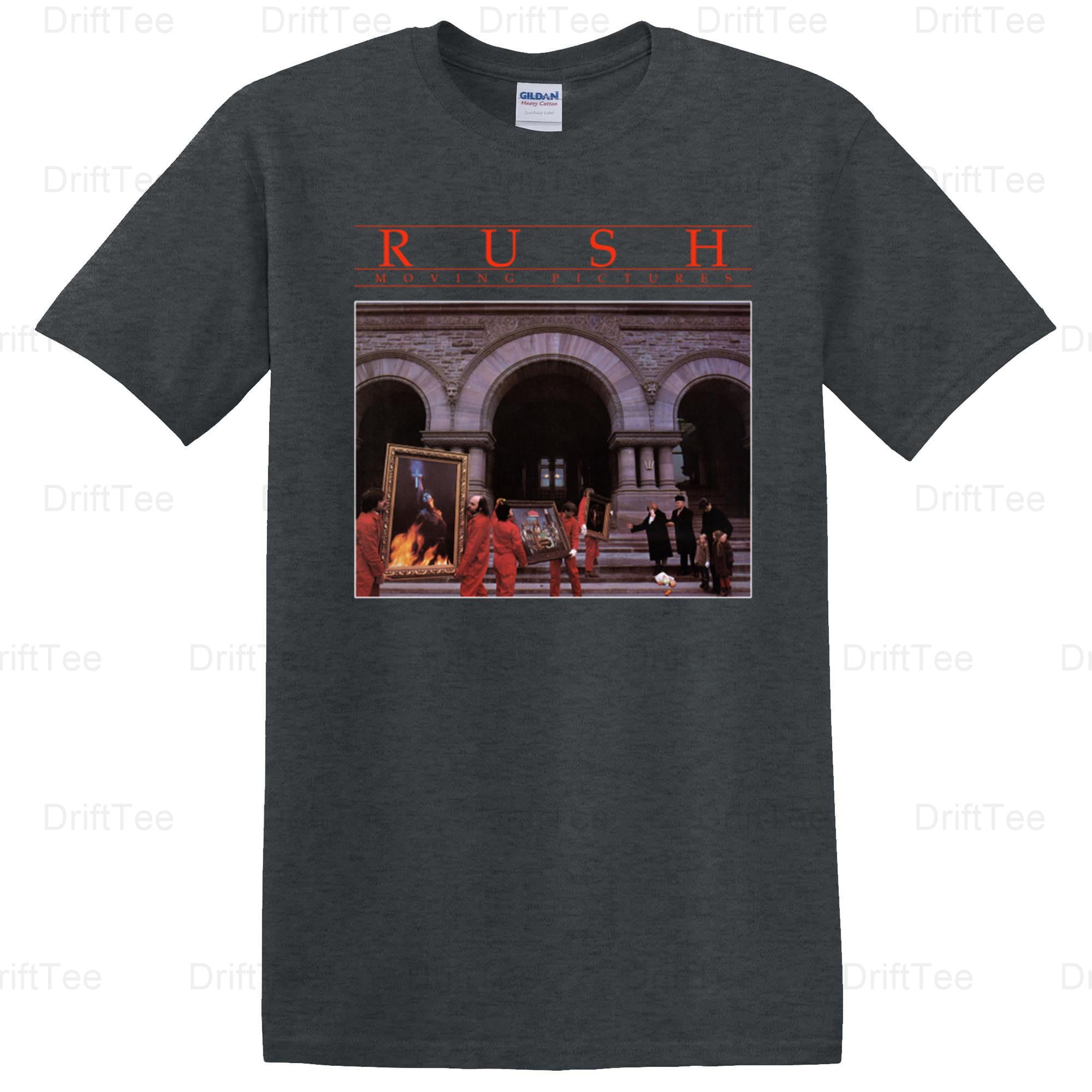 Rush Moving Pictures Vintage Retro Music Prog Rock Band Album Art Tom T-Shirt Unisex, up to 5XL ...
